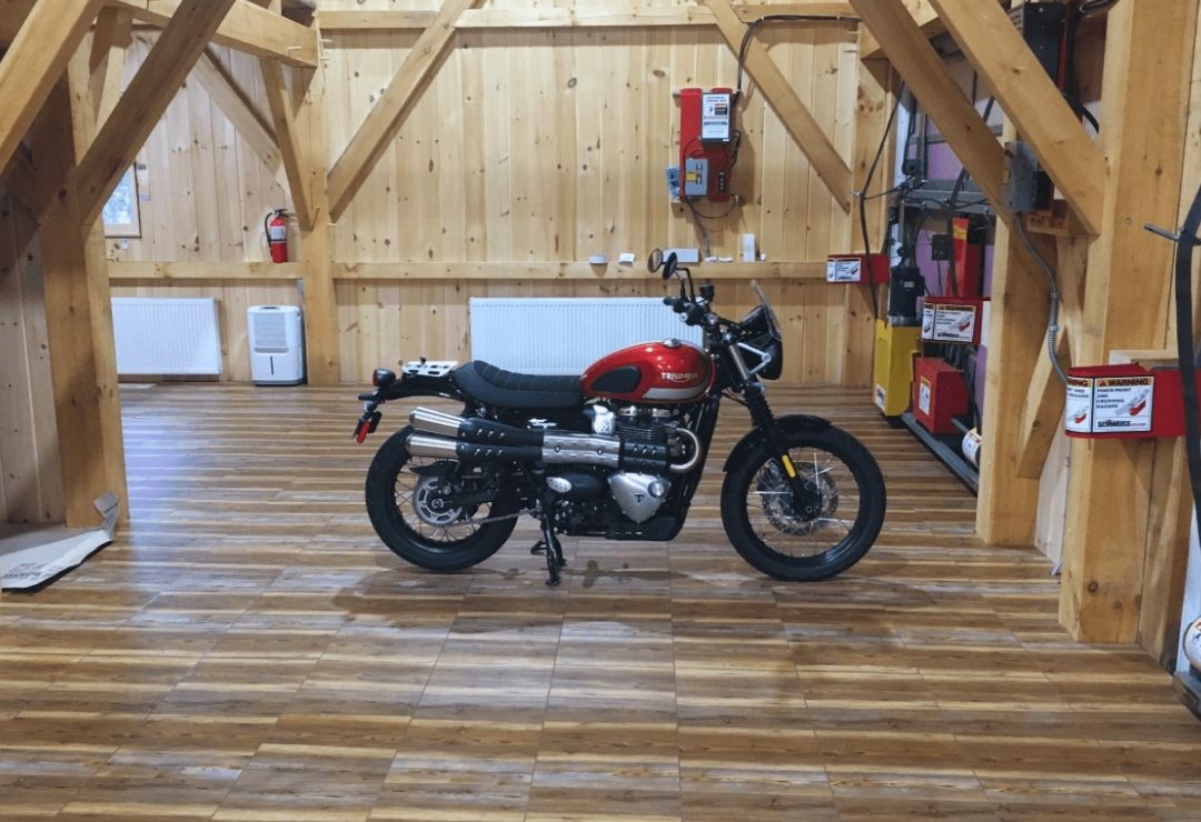 Design Fliesen für die Garage | Landwehr Bodensysteme